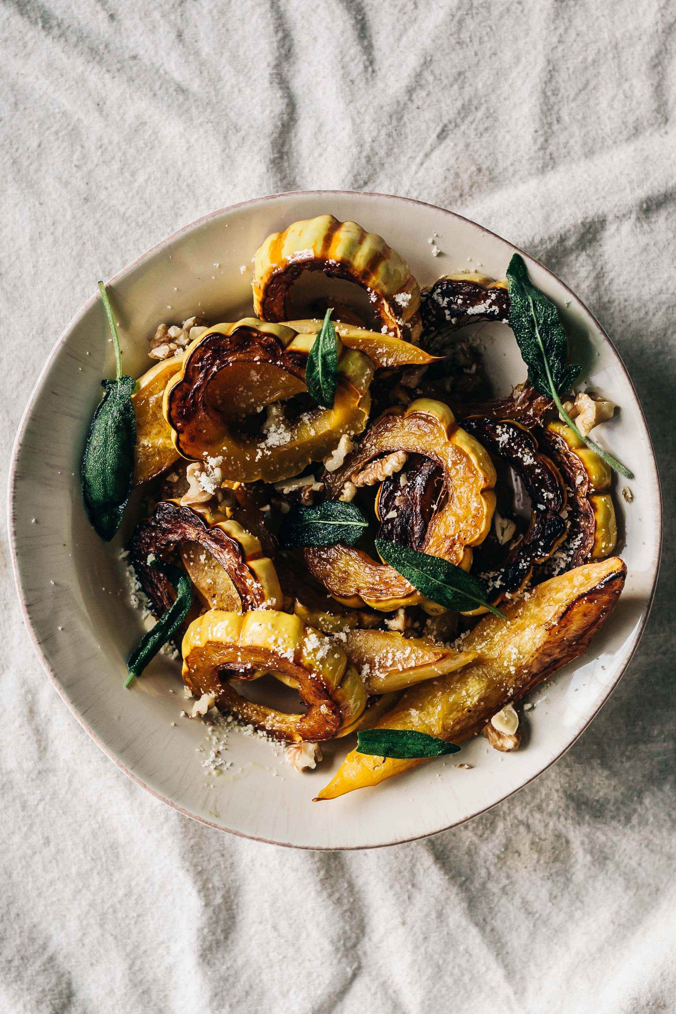 Roasted Winter Squash with Vanilla Bean Brown Butter - Dishing Up the Dirt